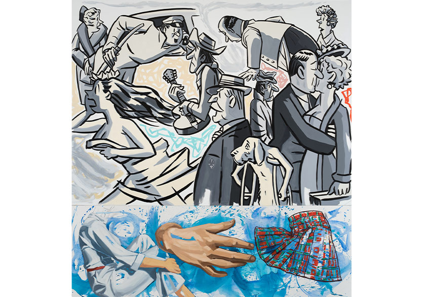 David Salle’nin “Refakatsiz Çocuklar” Sergisi Sevil Dolmacı İstanbul’da ...